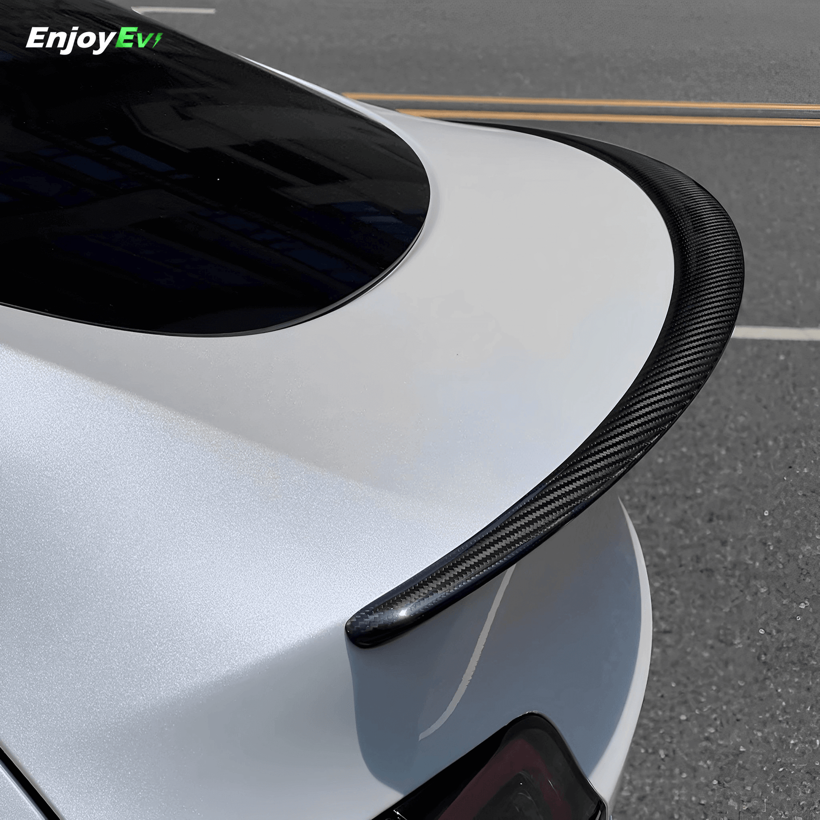 Genuine Carbon Fiber OEM-Style Spoiler for Tesla Model 3 & Y – EnjoyEV