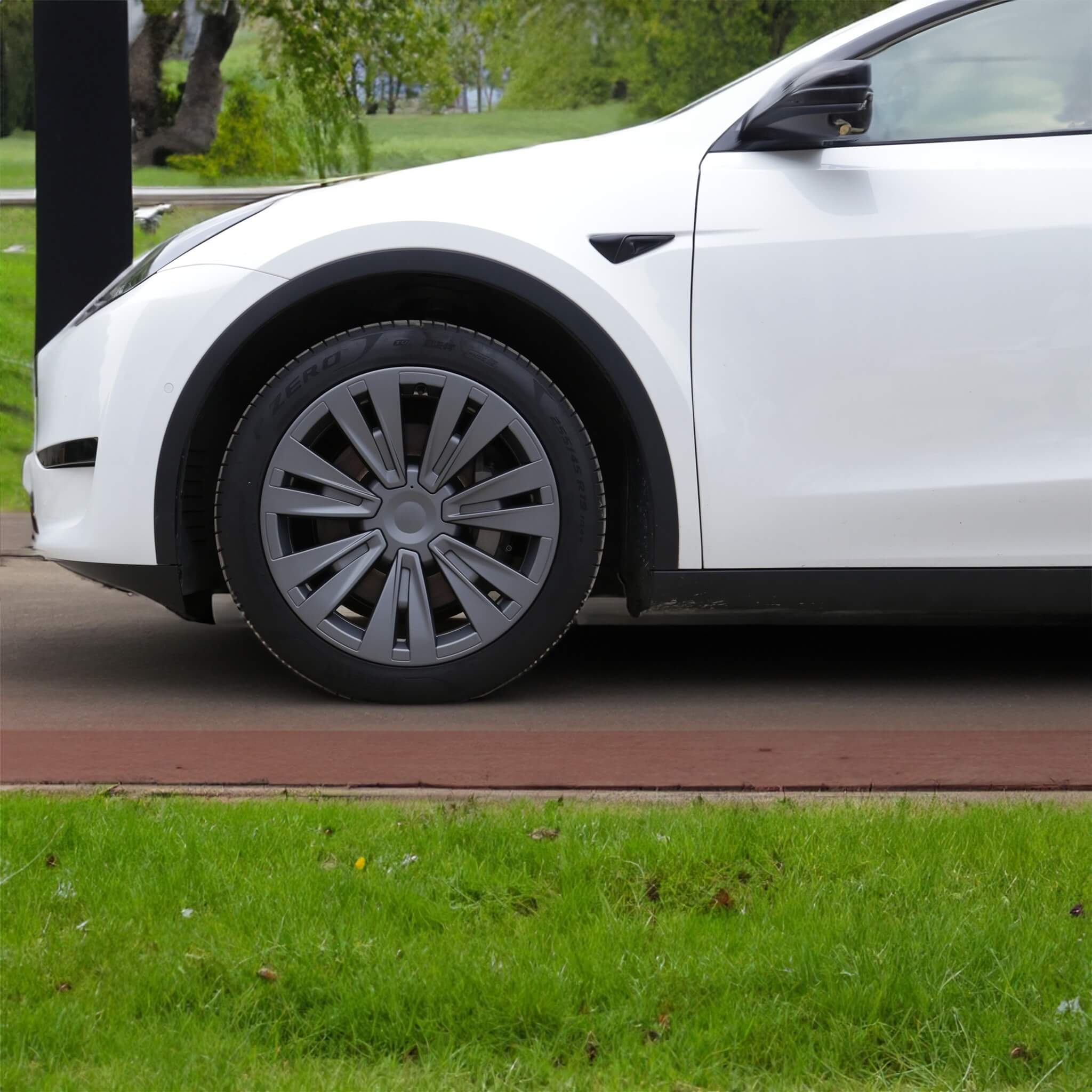 Model X Style Turbine Wheel Covers Hubcaps For Tesla Model Y 19'' – EnjoyEV